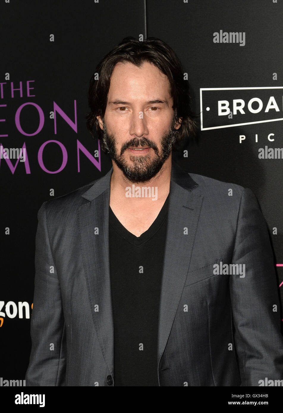 The Neon Demon Los Angeles Premiere Featuring: Keanu Reeves Where ...