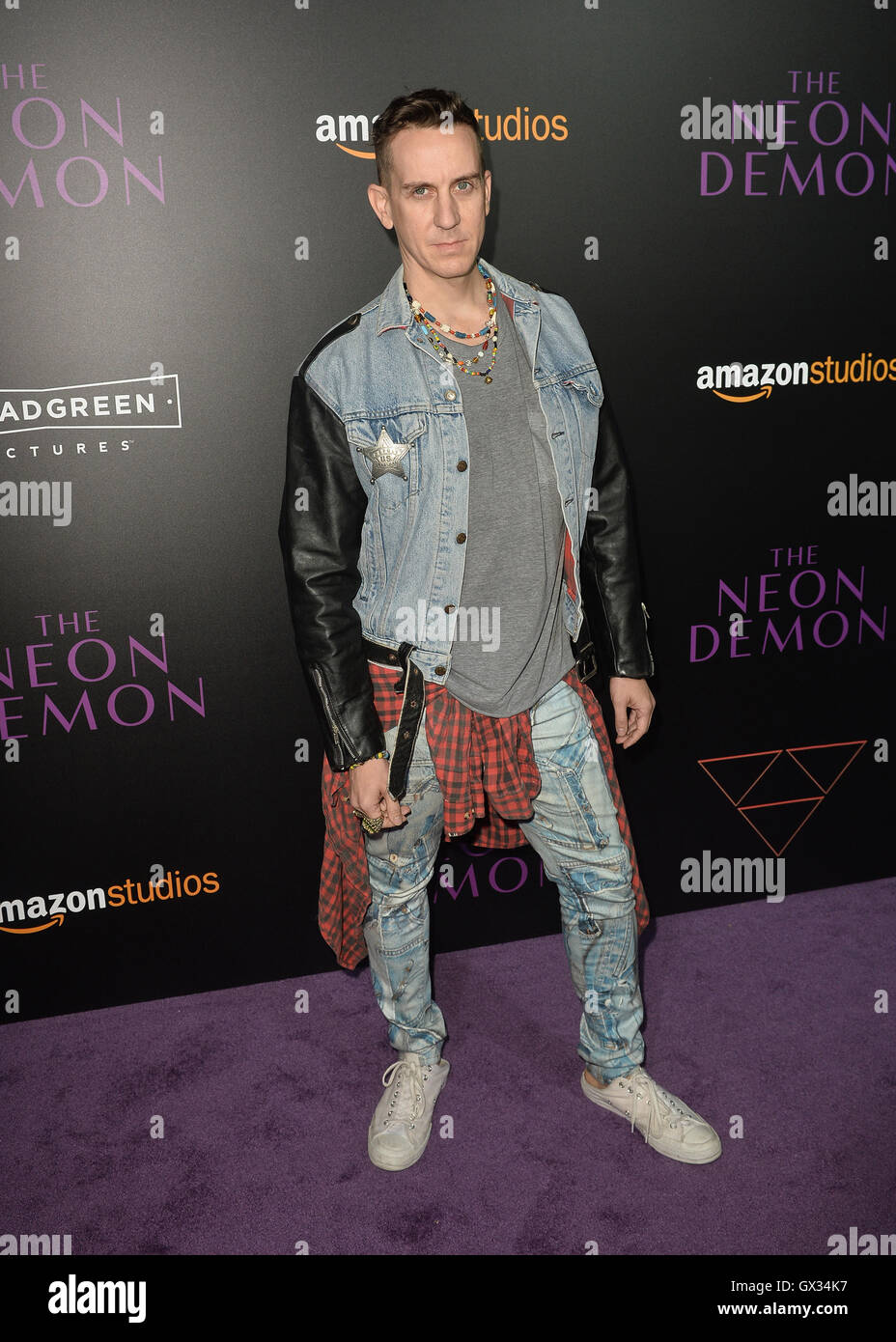 The Neon Demon Los Angeles Premiere Featuring: Jeremy Scott Where ...