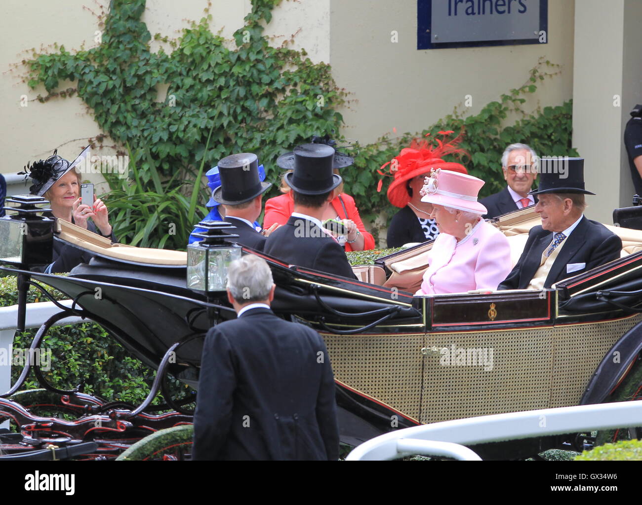 Royal Ascot held at Ascot Racecourse - Day 2 Featuring: Queen Elizabeth ...