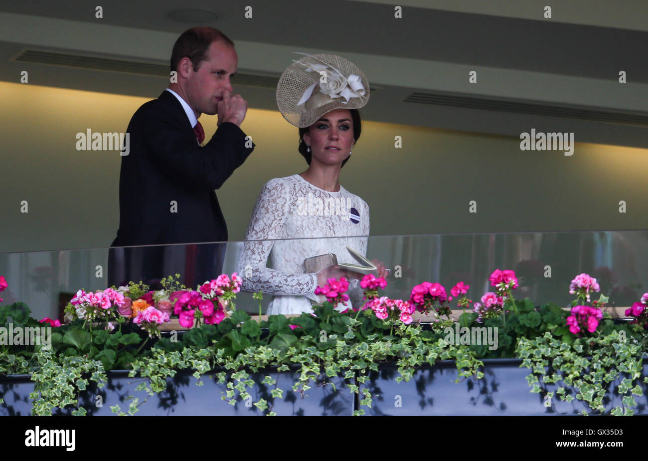 Sightings - Royal Ascot - Day 2 Featuring: Prince William Duke of ...