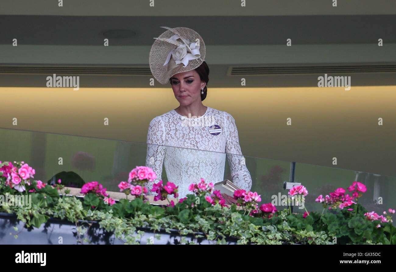 Sightings - Royal Ascot - Day 2 Featuring: Catherine Duchess of ...