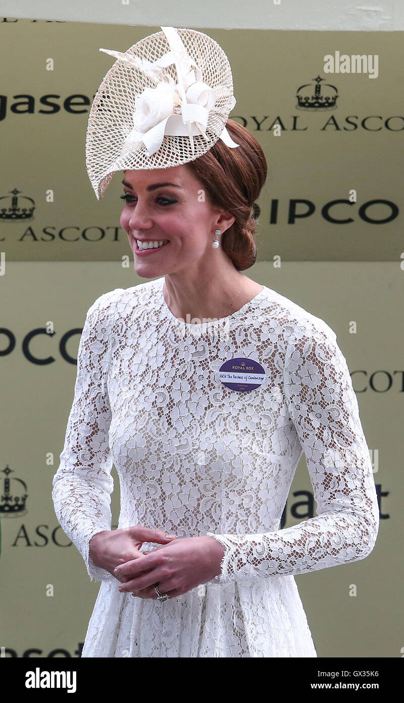 Sightings - Royal Ascot - Day 2 Featuring: Catherine Duchess of ...