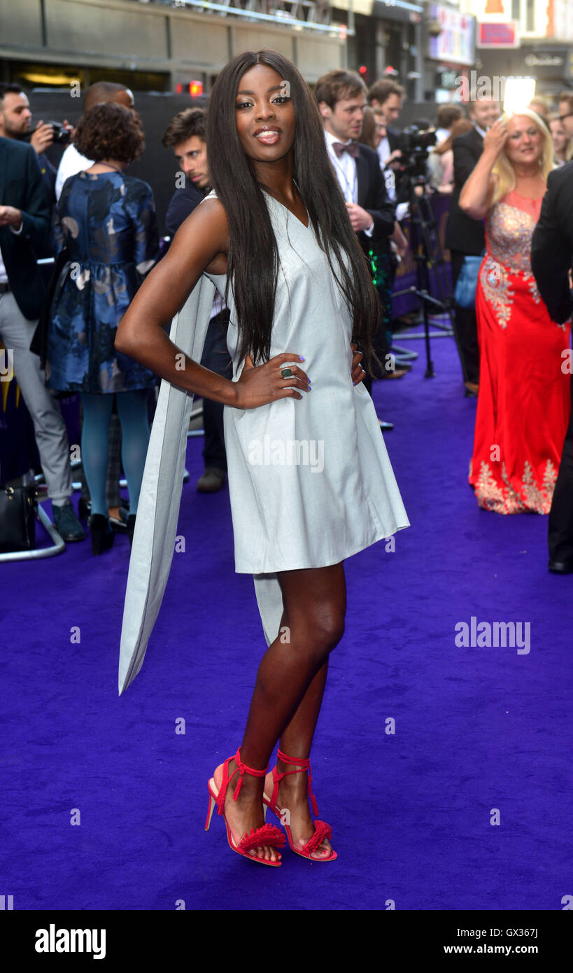 Aladdin theatre production press night - Arrivals Featuring: Aj Odudu ...
