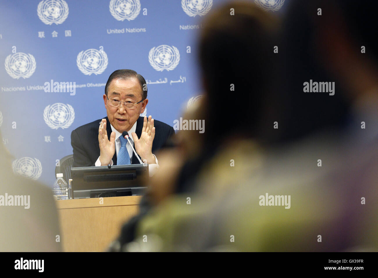United Nations 14th Sep 2016 United Nations Secretary General Ban Ki