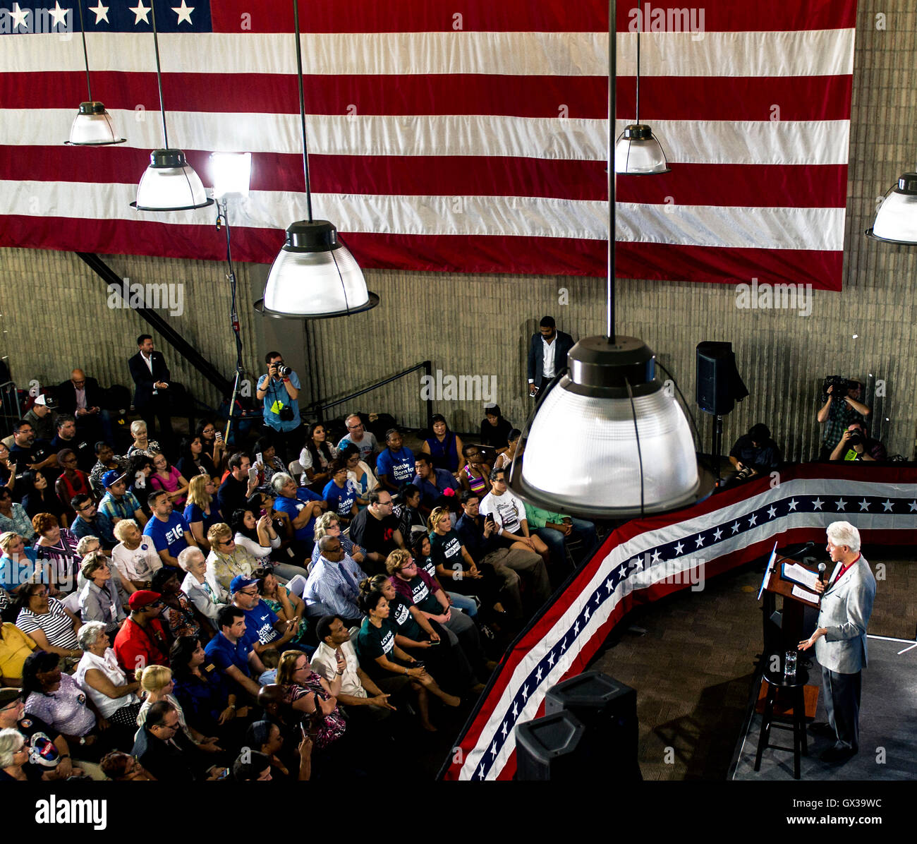 Las Vegas, Nevada, USA. 14th Sep, 2016. Taking over for Hillary Clinton ...