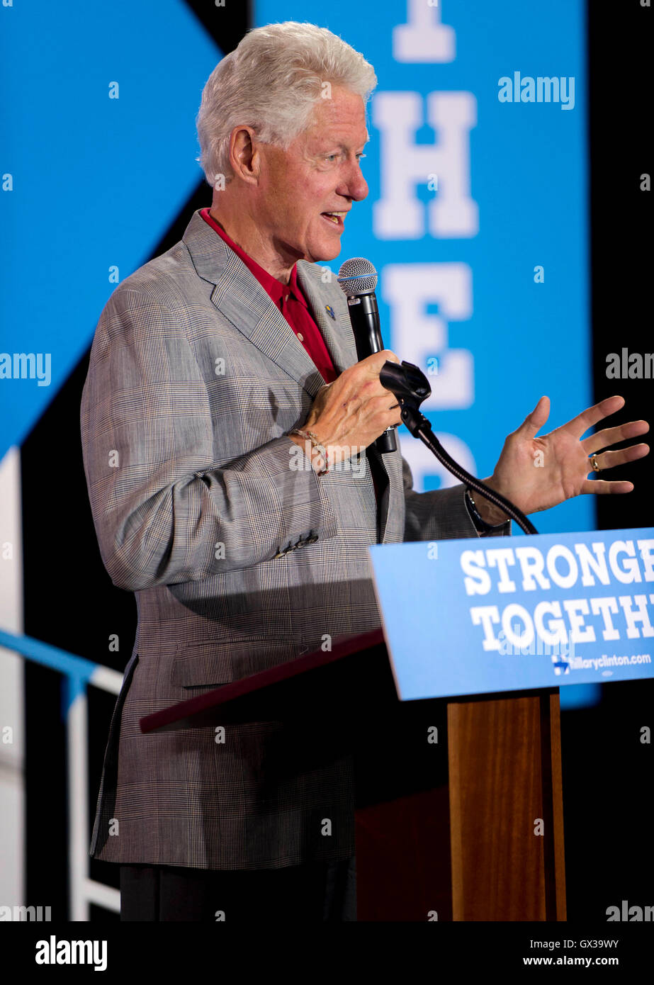 Las Vegas, Nevada, USA. 14th Sep, 2016. Taking over for Hillary Clinton ...