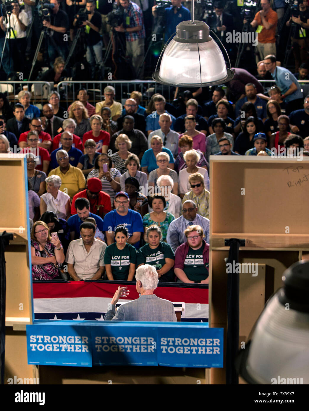 Las Vegas, Nevada, USA. 14th Sep, 2016. Taking over for Hillary Clinton ...