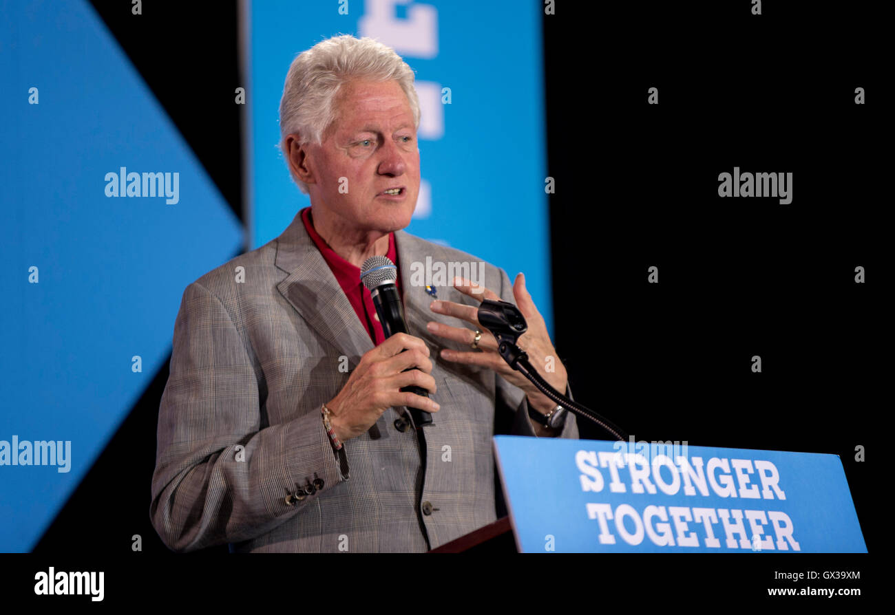 Las Vegas, Nevada, USA. 14th Sep, 2016. Taking over for Hillary Clinton ...