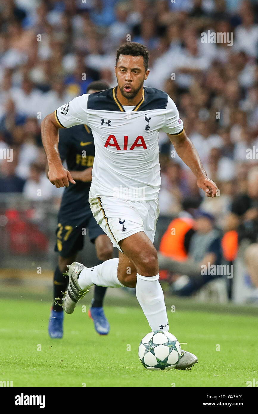 London, UK. 14th Sep, 2016. Mousa Dembele (Tottenham) Football/Soccer ...