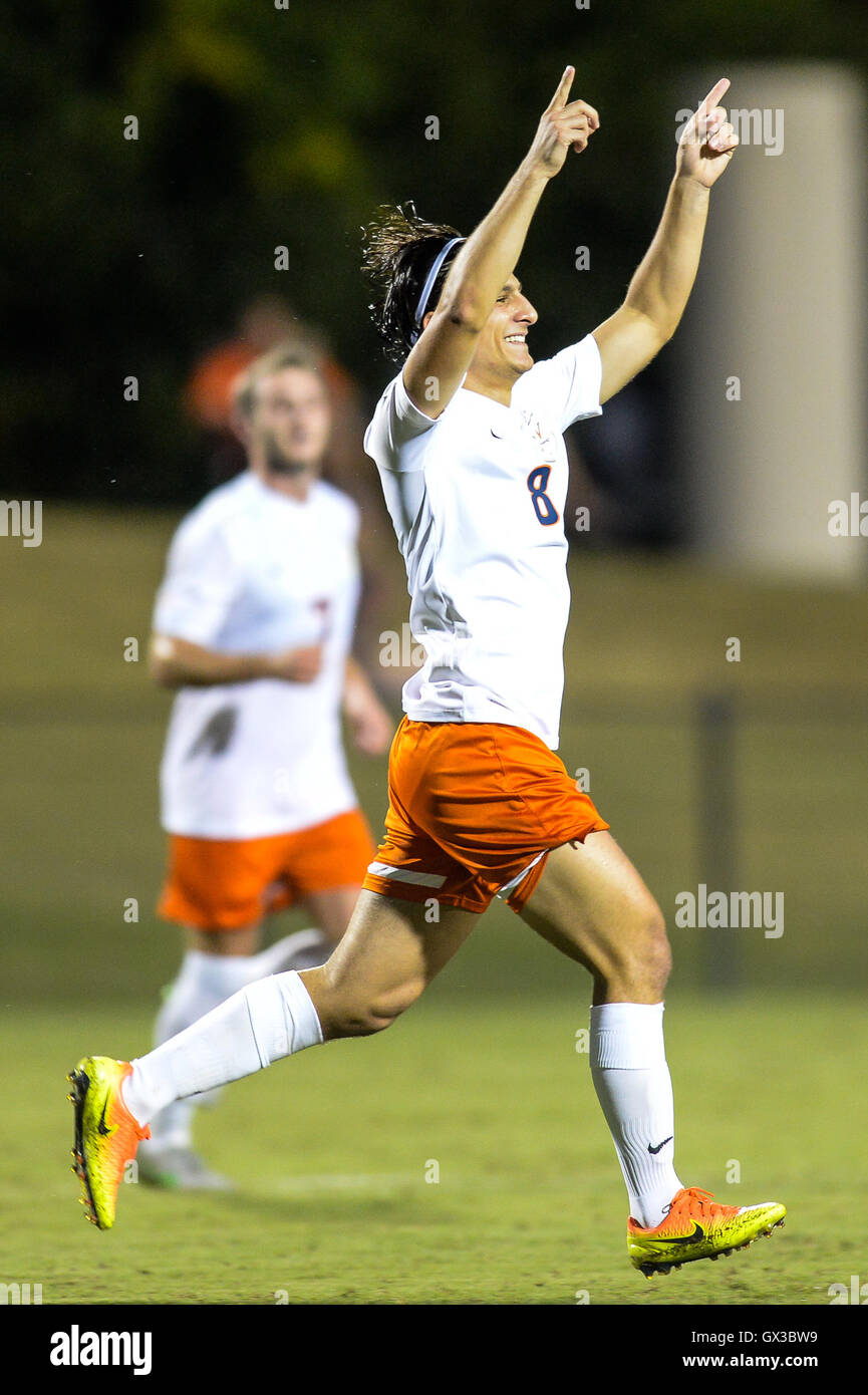 Charlottesville, Virginia, USA. 14th Sep, 2016. PABLO AGUILAR (8 ...
