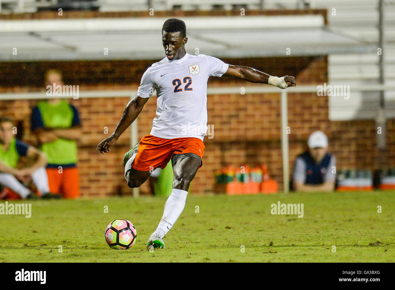 Charlottesville, Virginia, USA. 14th Sep, 2016. JEAN-CHRISTOPHE KOFFI ...