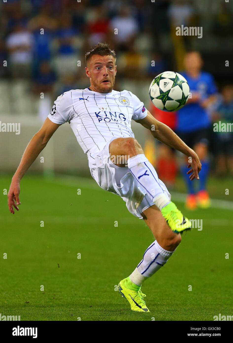 Jamie vardy 2016 leicester hi-res stock photography and images - Alamy