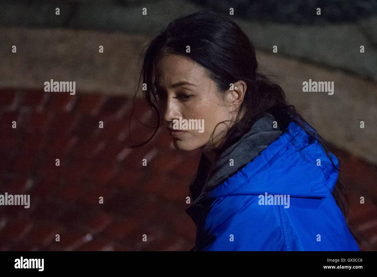 New York, NY, USA. 14th Sep, 2016. Jessica Henwick, on the film set of ...