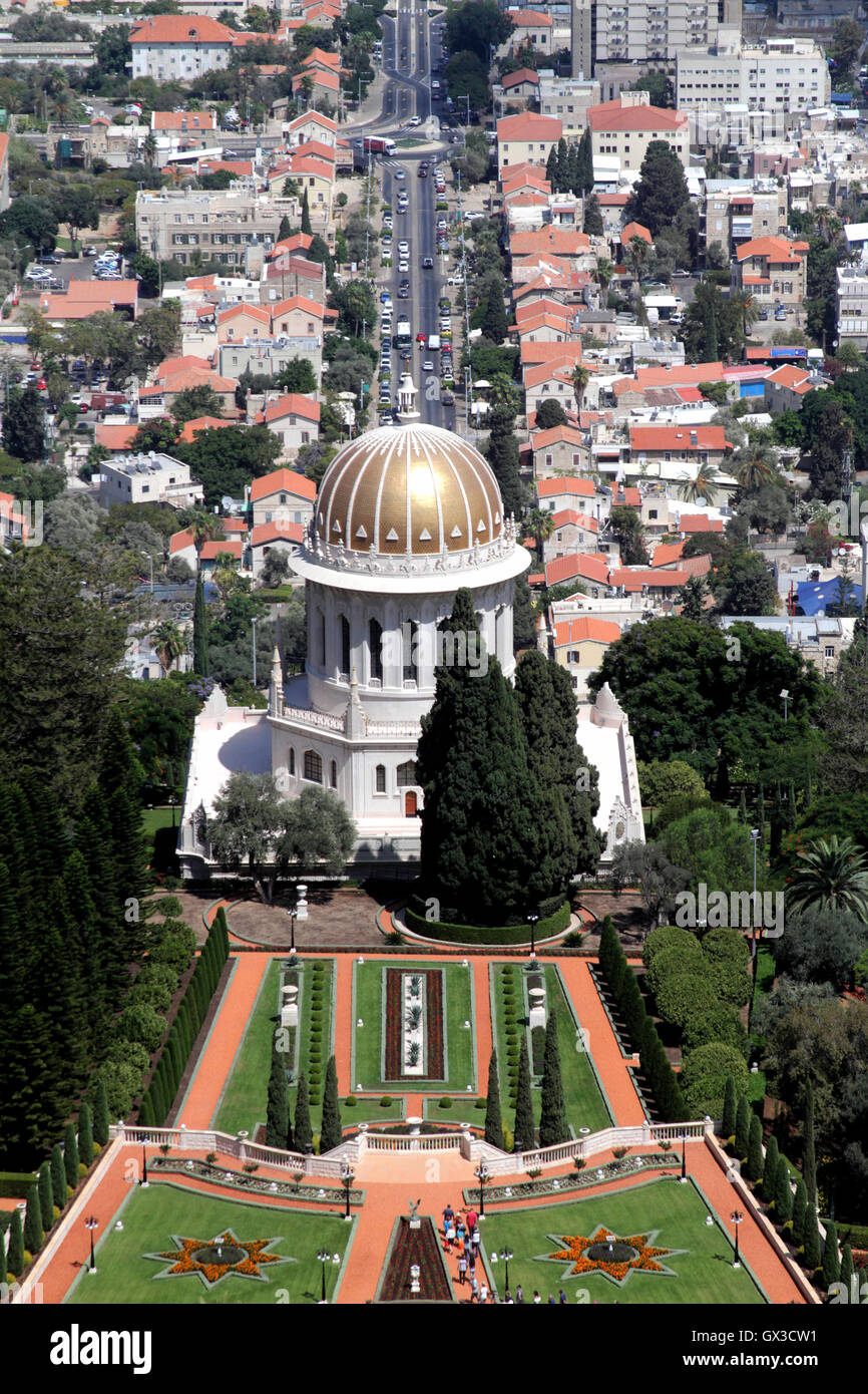 Hanging gardens of haifa hi-res stock photography and images - Alamy