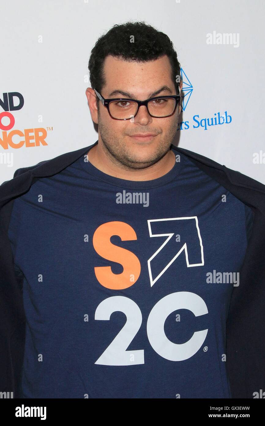 Los Angeles, CA, USA. 9th Sep, 2016. Josh Gad at arrivals for Stand Up ...