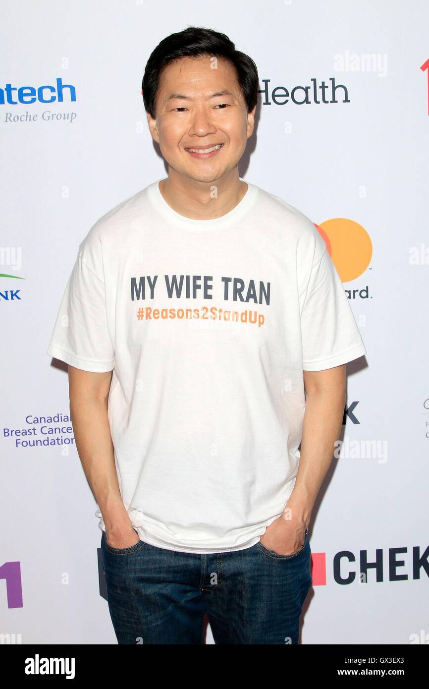 Los Angeles, CA, USA. 9th Sep, 2016. Ken Jeong at arrivals for Stand Up ...