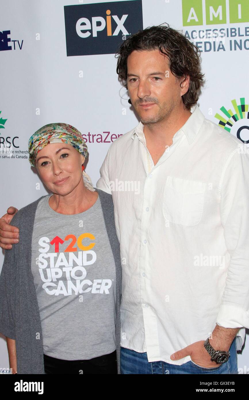 Los Angeles, CA, USA. 9th Sep, 2016. Shannen Doherty, Kurt Iswarienko ...