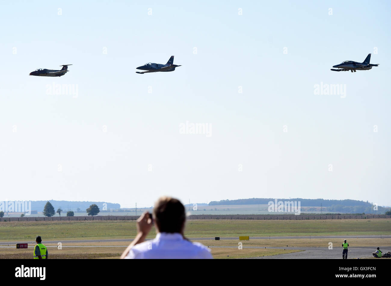 Vodochody, Czech Republic. 15th Sep, 2016. The jet military trainer ...