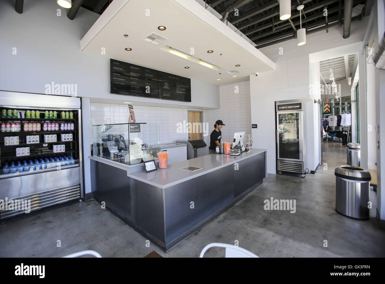 Los Angeles, California, USA. 17th Aug, 2016. The remodeled Barry's ...