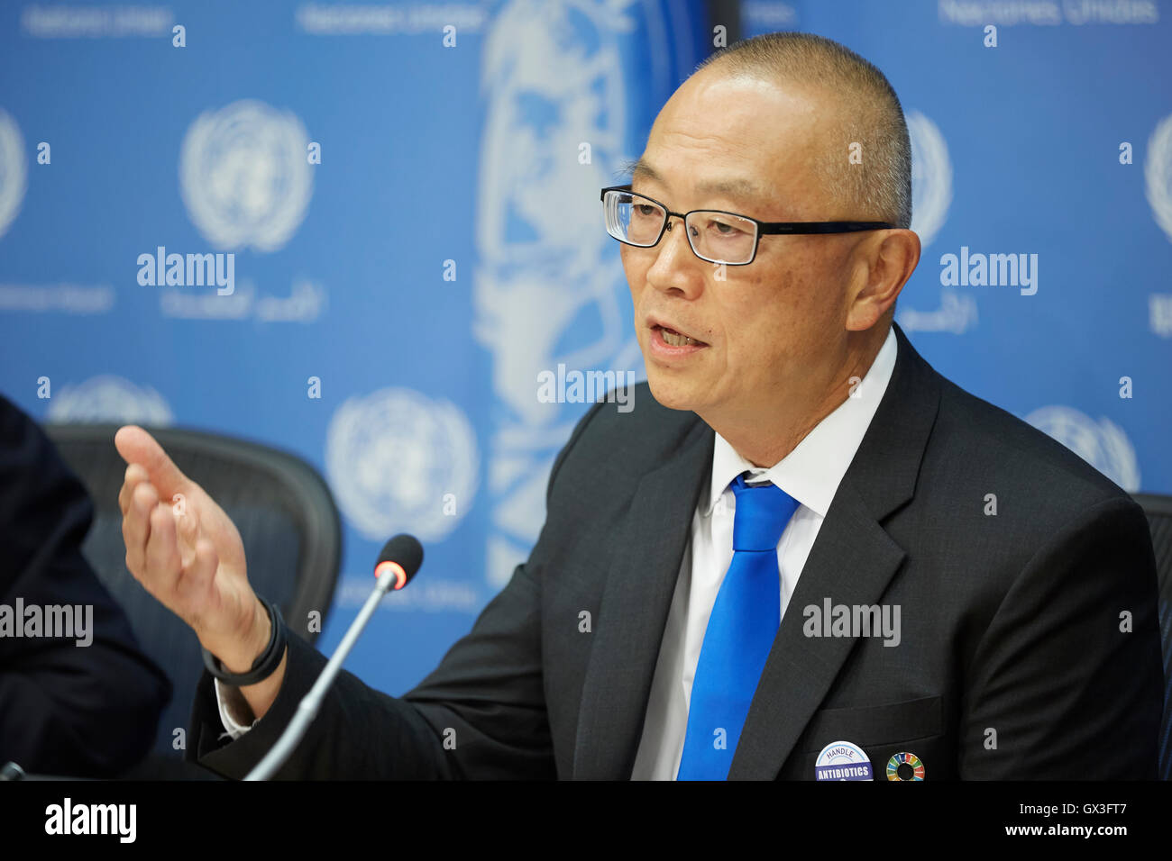 New York, United States. 15th Sep, 2016. US: UN press briefing, Dr ...