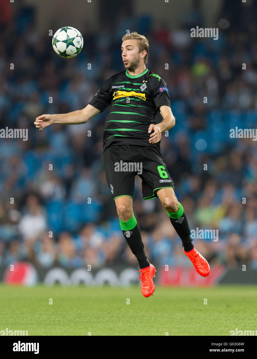 Manchester, UK. 14th Sep, 2016. Gladbach's Christopher Kramer in action ...