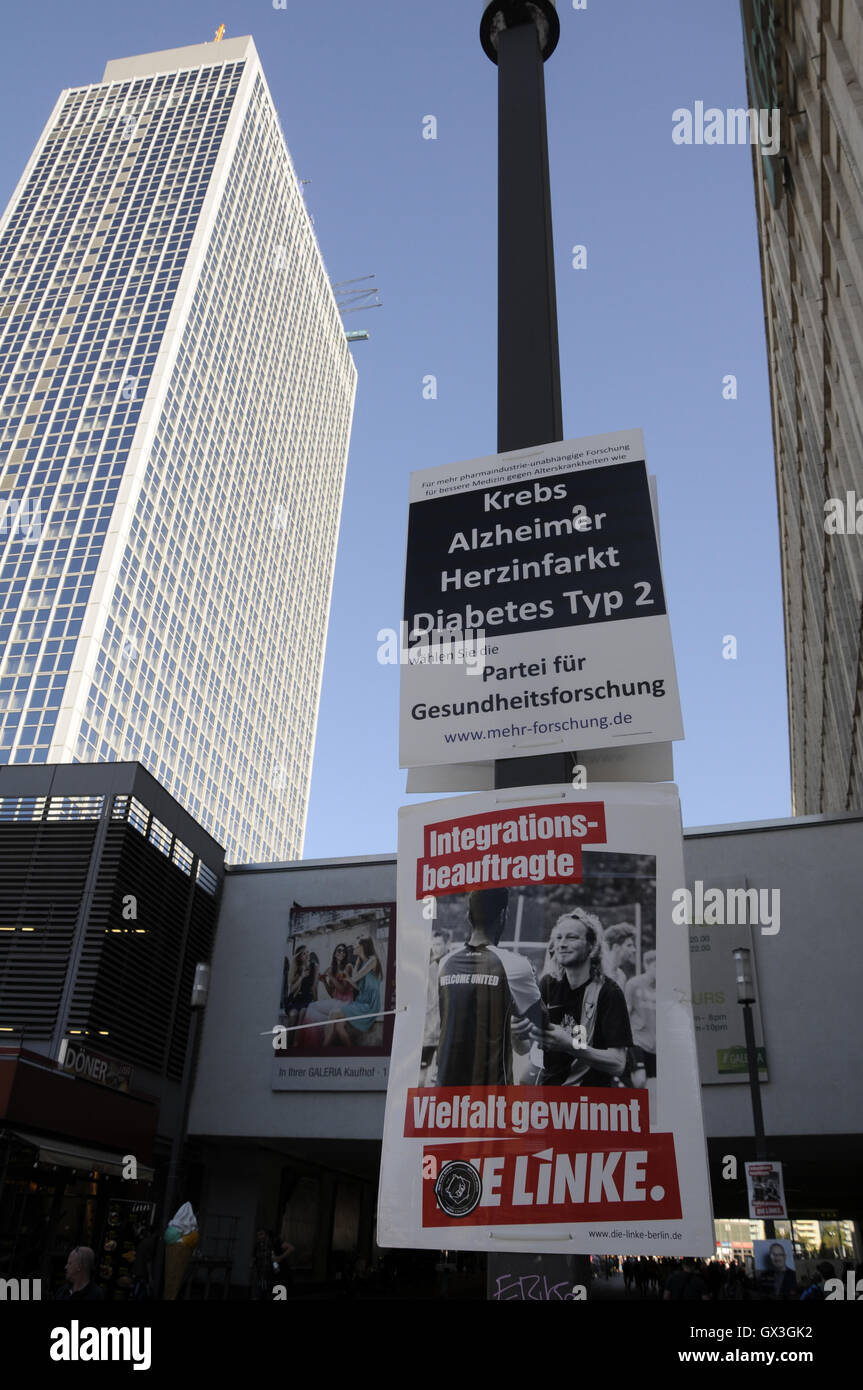 15 September 2016-Billboards posters and banner with Germany ...