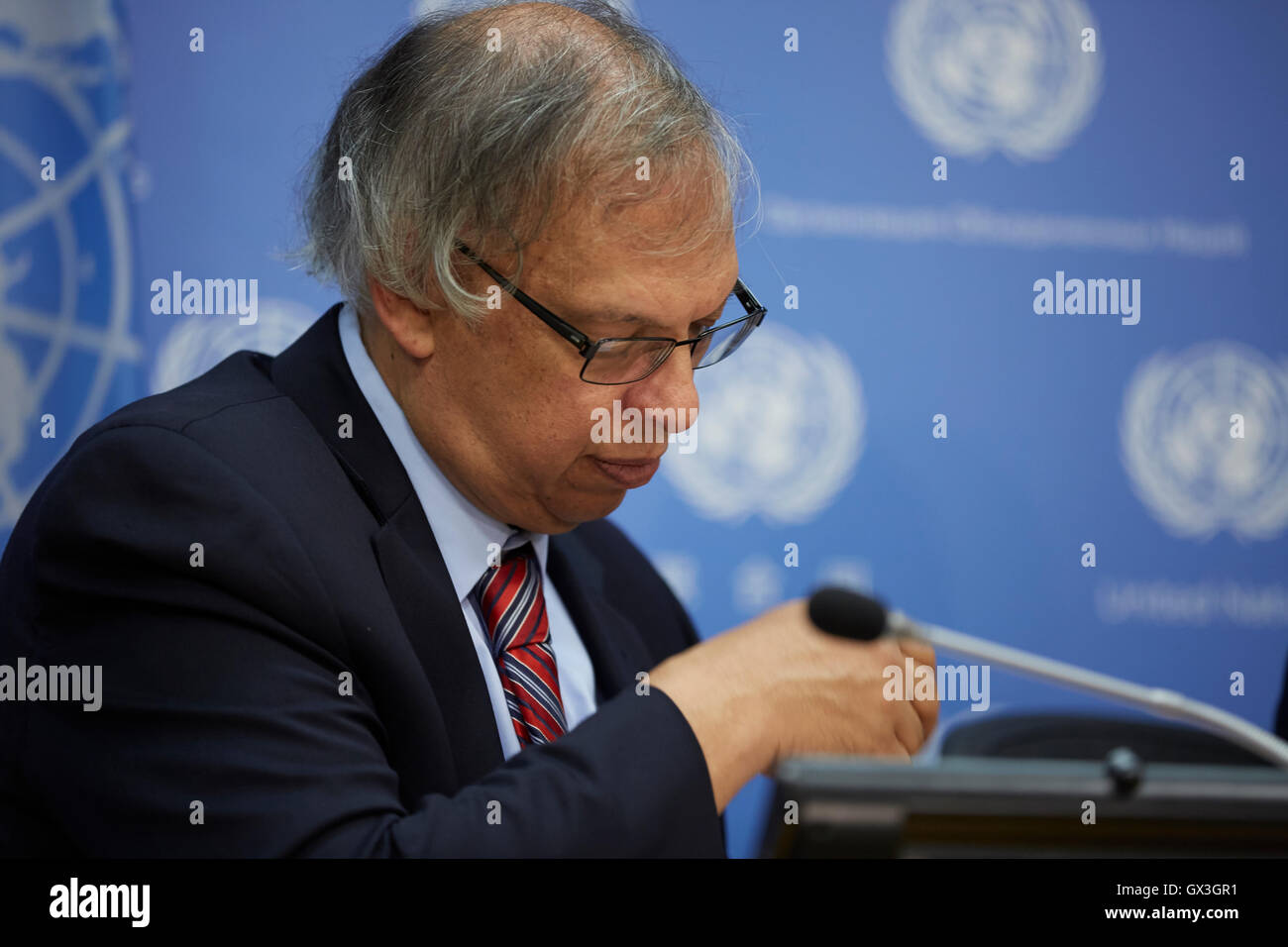 New York, United States. 15th Sep, 2016. US: UN briefing Dan Shepard UN ...