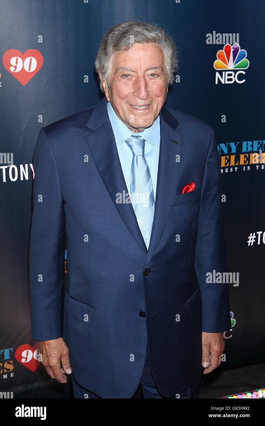 New York, USA. 15th September, 2016. Tony Bennett at Tony Bennett ...