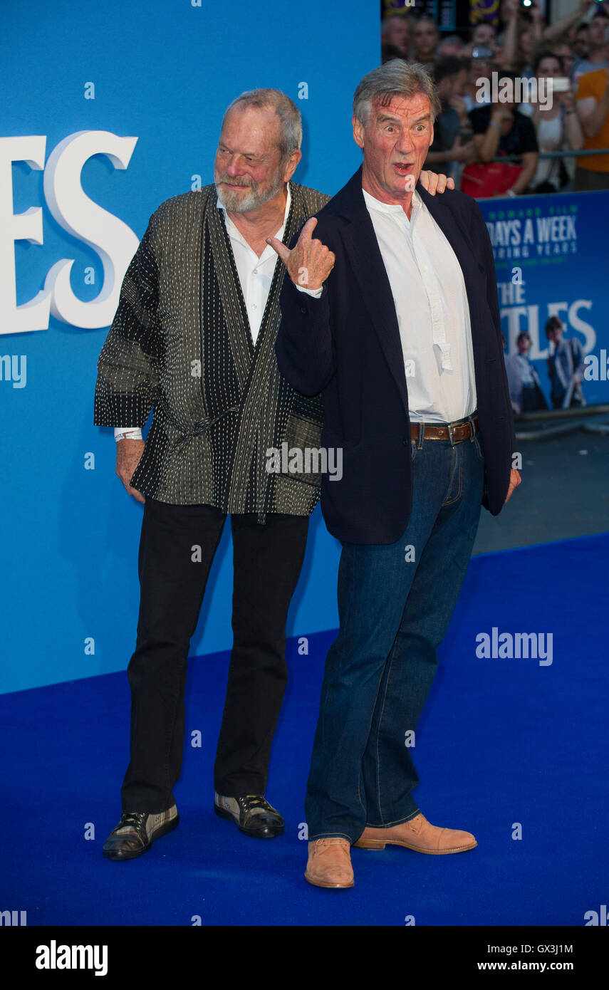London, UK. 15th September, 2016. Terry Gilliam and Michael Palin ...