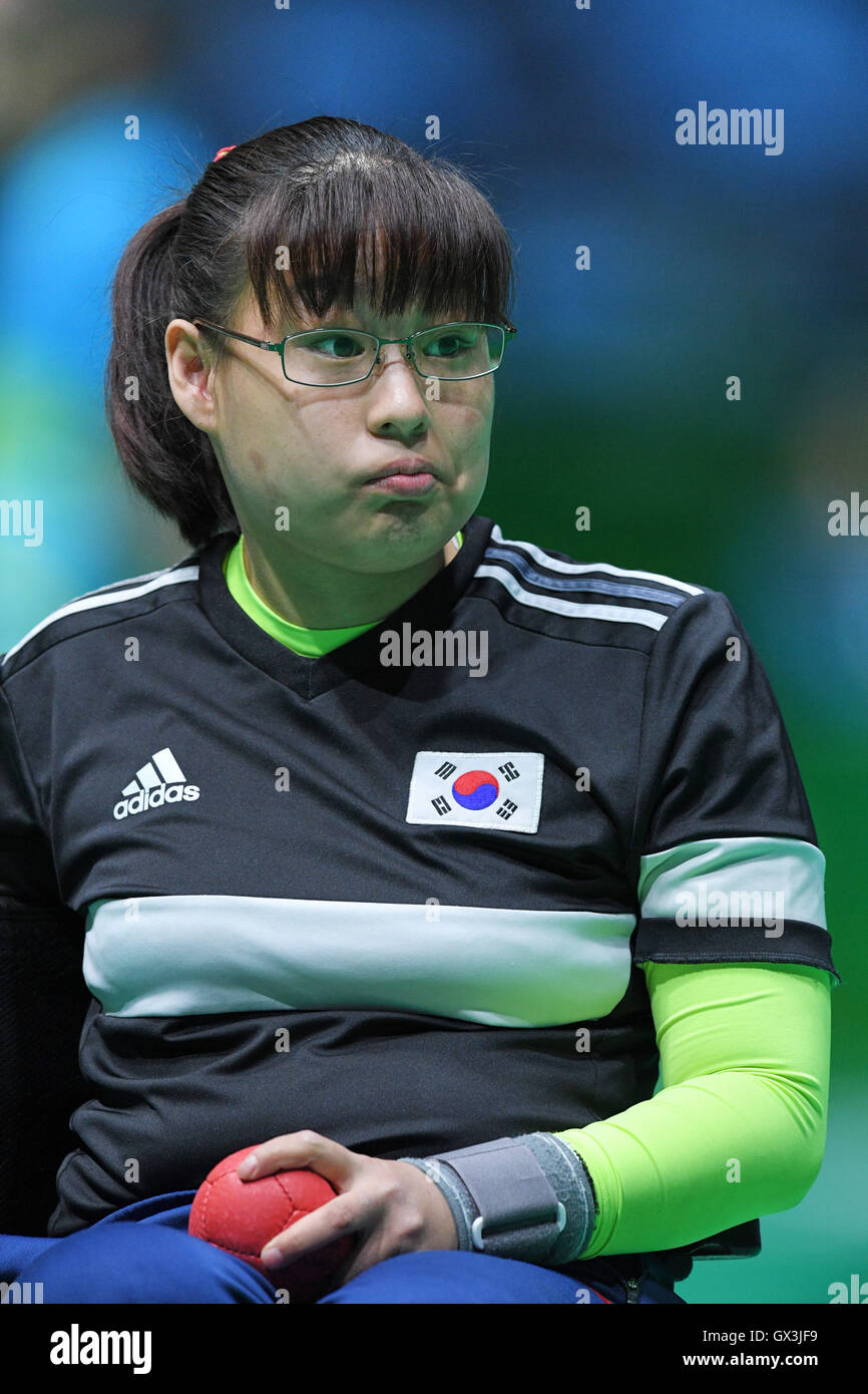 Rio de Janeiro, Brazil. 15th Sep, 2016. Jeong So Yeong (KOR) Boccia ...