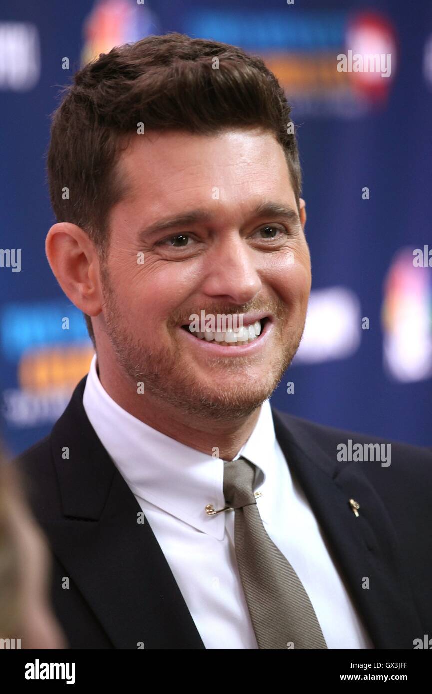 New York, USA. 15th September, 2016. Michael Buble at Tony Bennett ...
