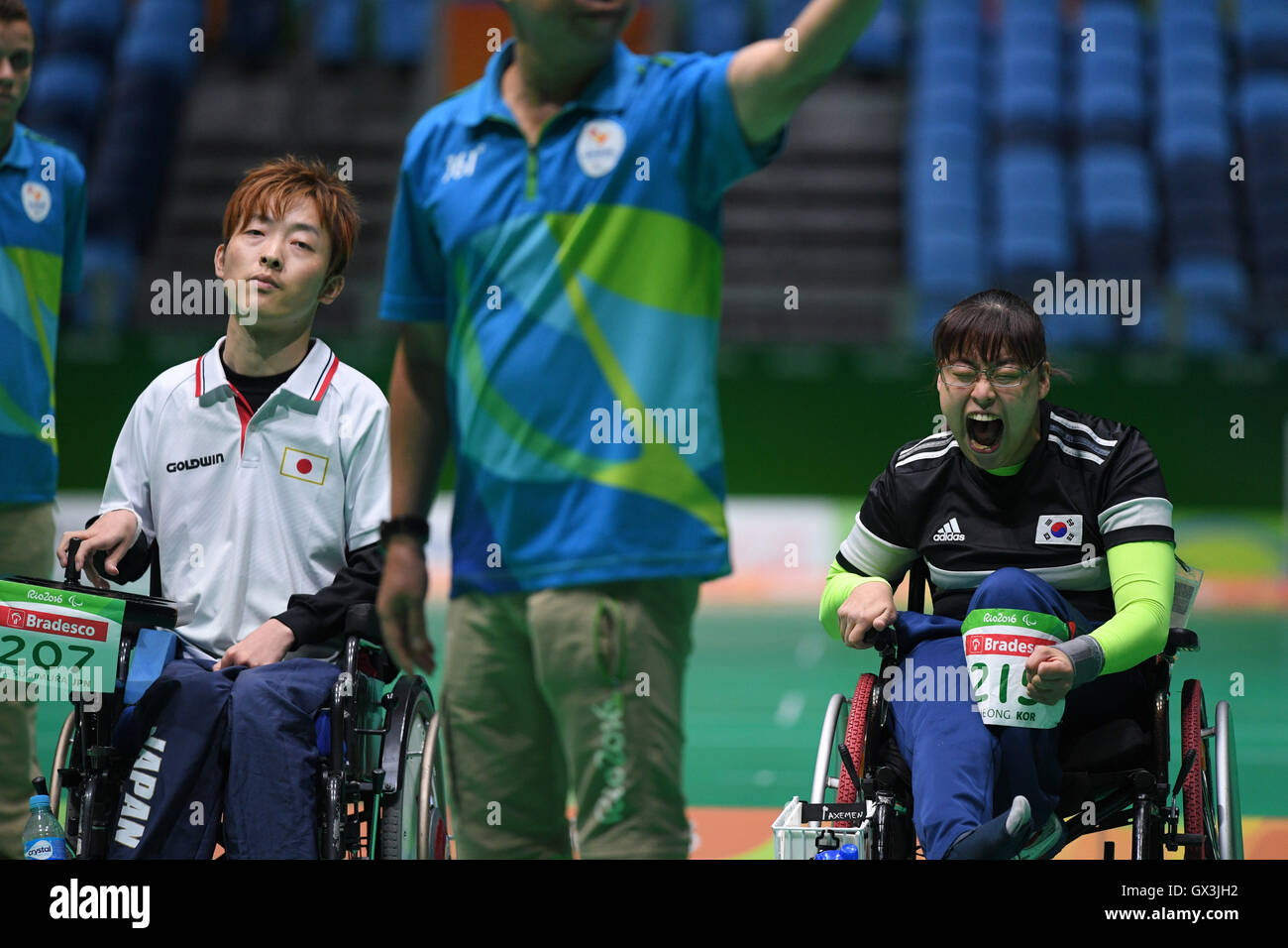 Rio de Janeiro, Brazil. 15th Sep, 2016. (L-R) Hidetaka Sugimura (JPN ...