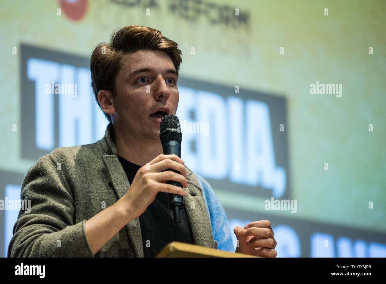 James schneider and jeremy corbyn hi-res stock photography and images ...