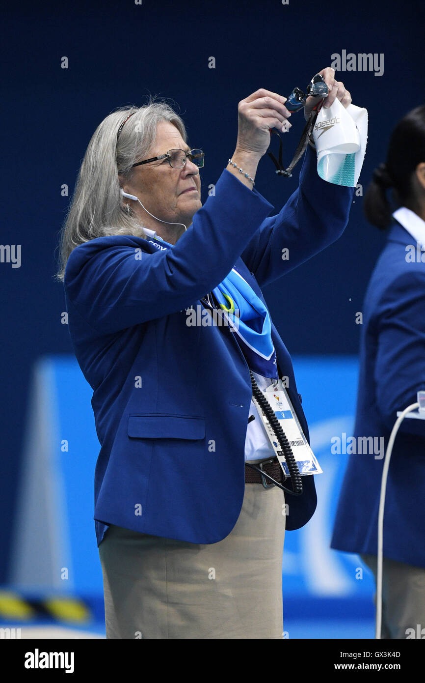 Rio de Janeiro, Brazil. 15th Sep, 2016. Referee Swimming : 100m ...