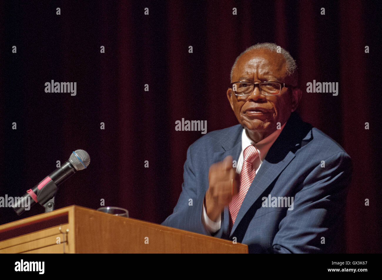 Emporia, Kansas, USA. 15th Sept, 2016. Fred Gray, civil rights attorney ...