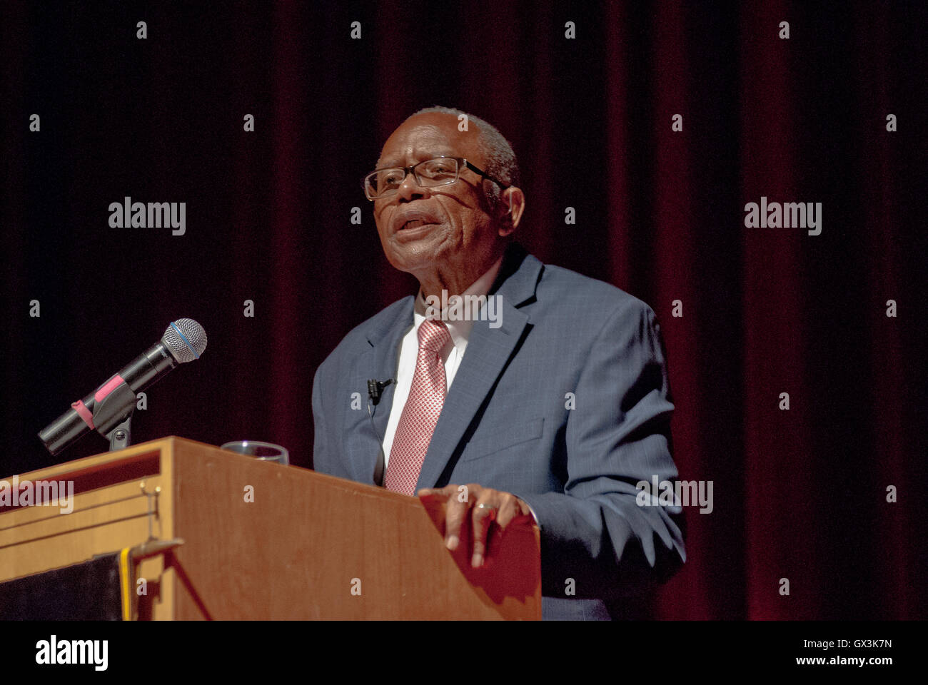 Emporia, Kansas, USA. 15th Sept, 2016. Fred Gray, civil rights attorney ...