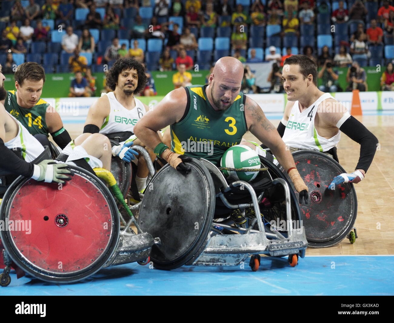 Wheelchair rugby paralympics hi-res stock photography and images - Alamy