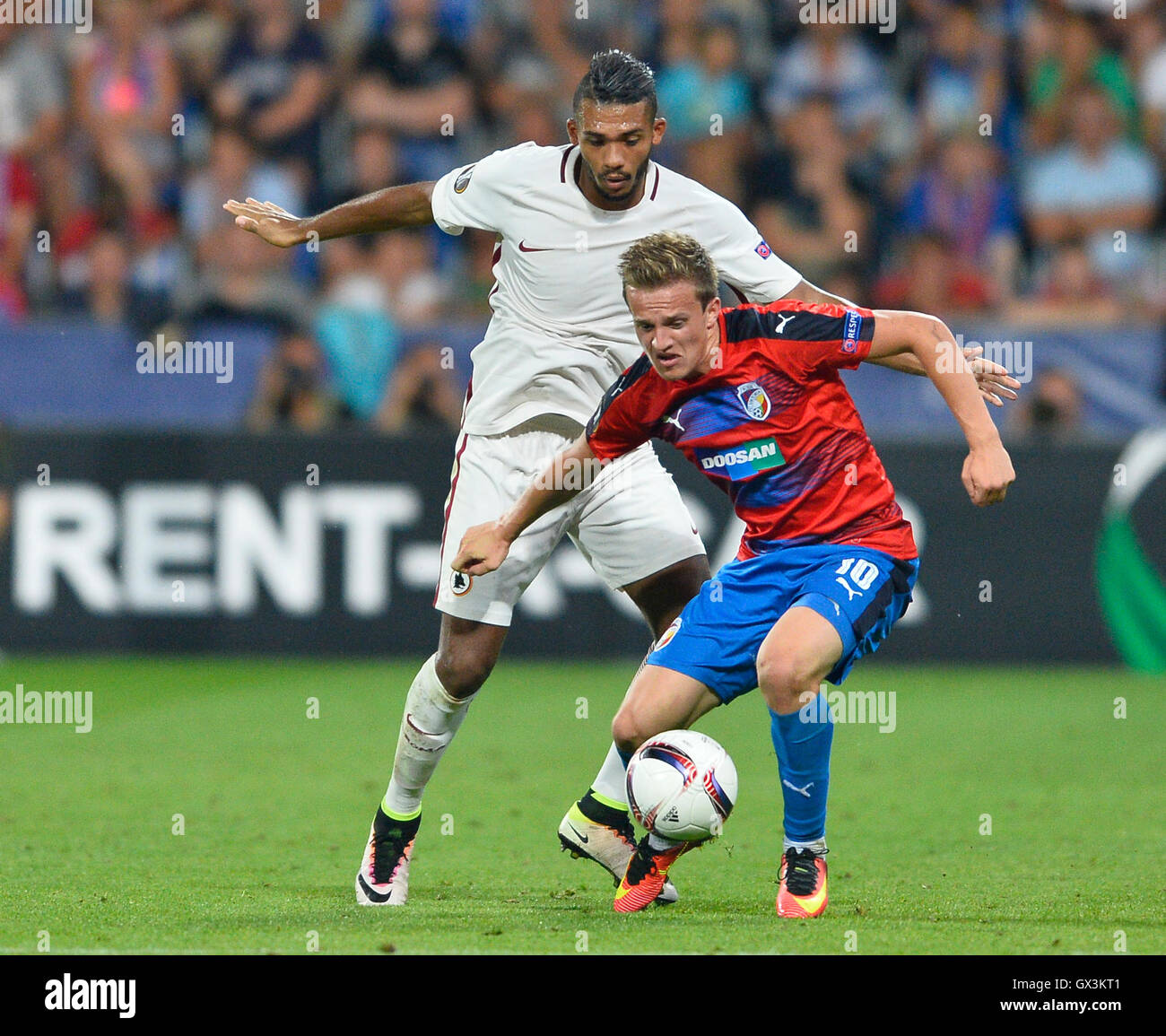 Pilsen, Czech Republic. 15th Sep, 2016. Jan Kopic of Viktoria Pilsen ...