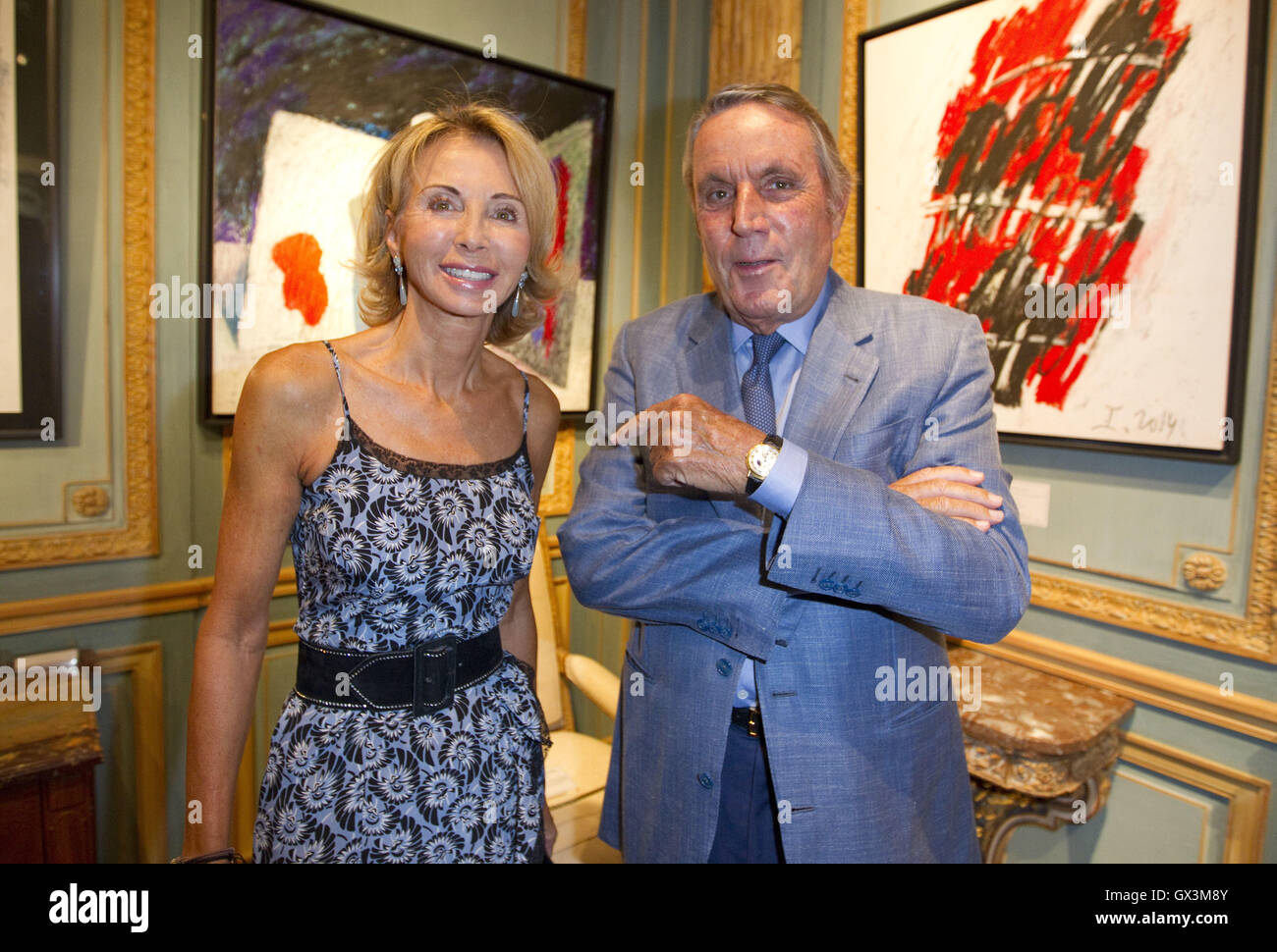 Monte Carlo, Monaco. 14th Sep, 2016. Vernissage at Galerie Adriano ...