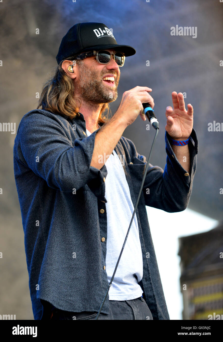 Reef at The Big Feastival at Alex James' Farm August, 2016 in Kingham ...