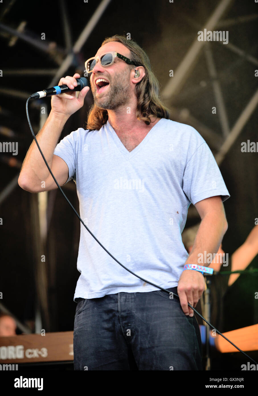Reef at The Big Feastival at Alex James' Farm August, 2016 in Kingham ...