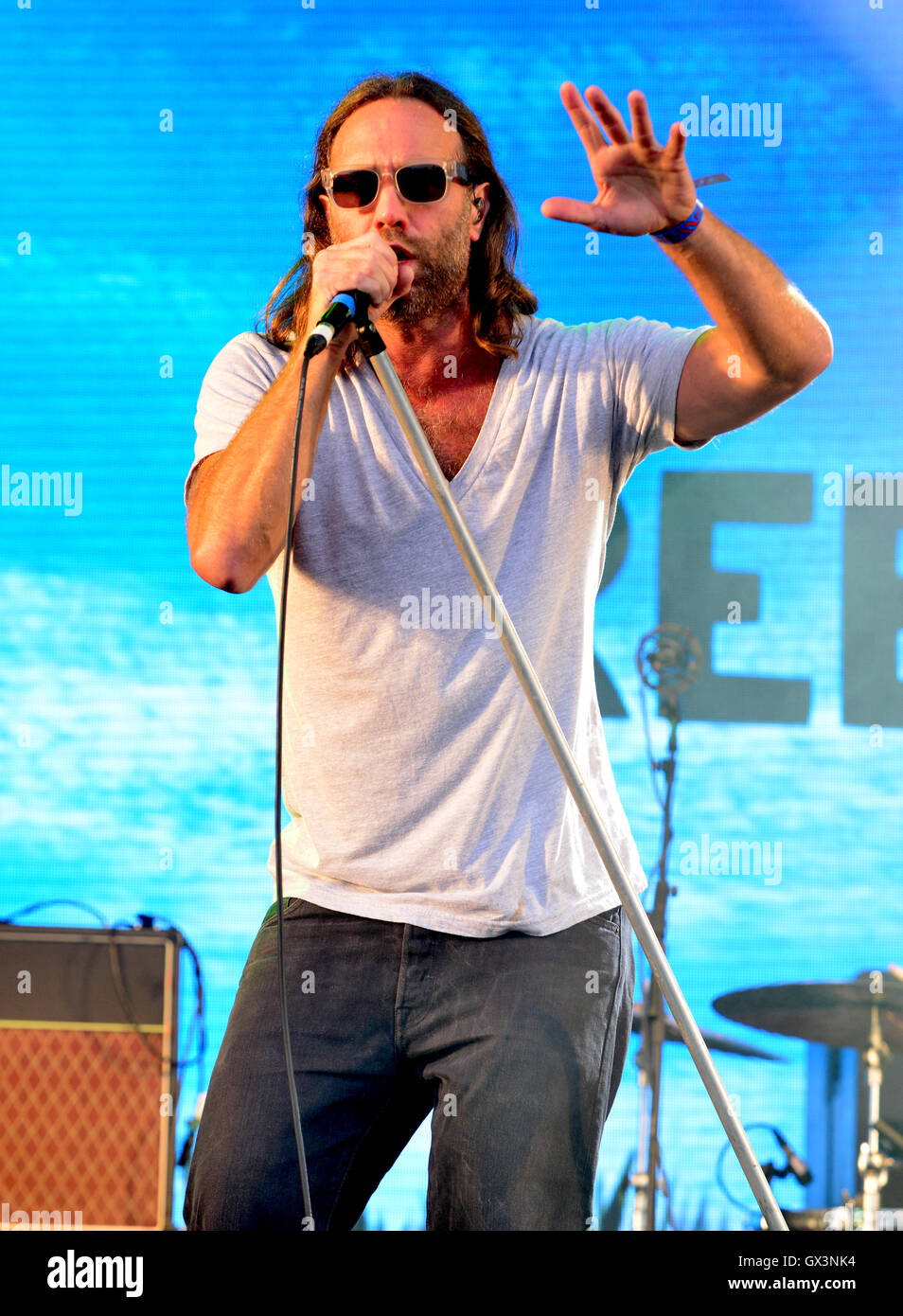 Reef at The Big Feastival at Alex James' Farm August, 2016 in Kingham ...