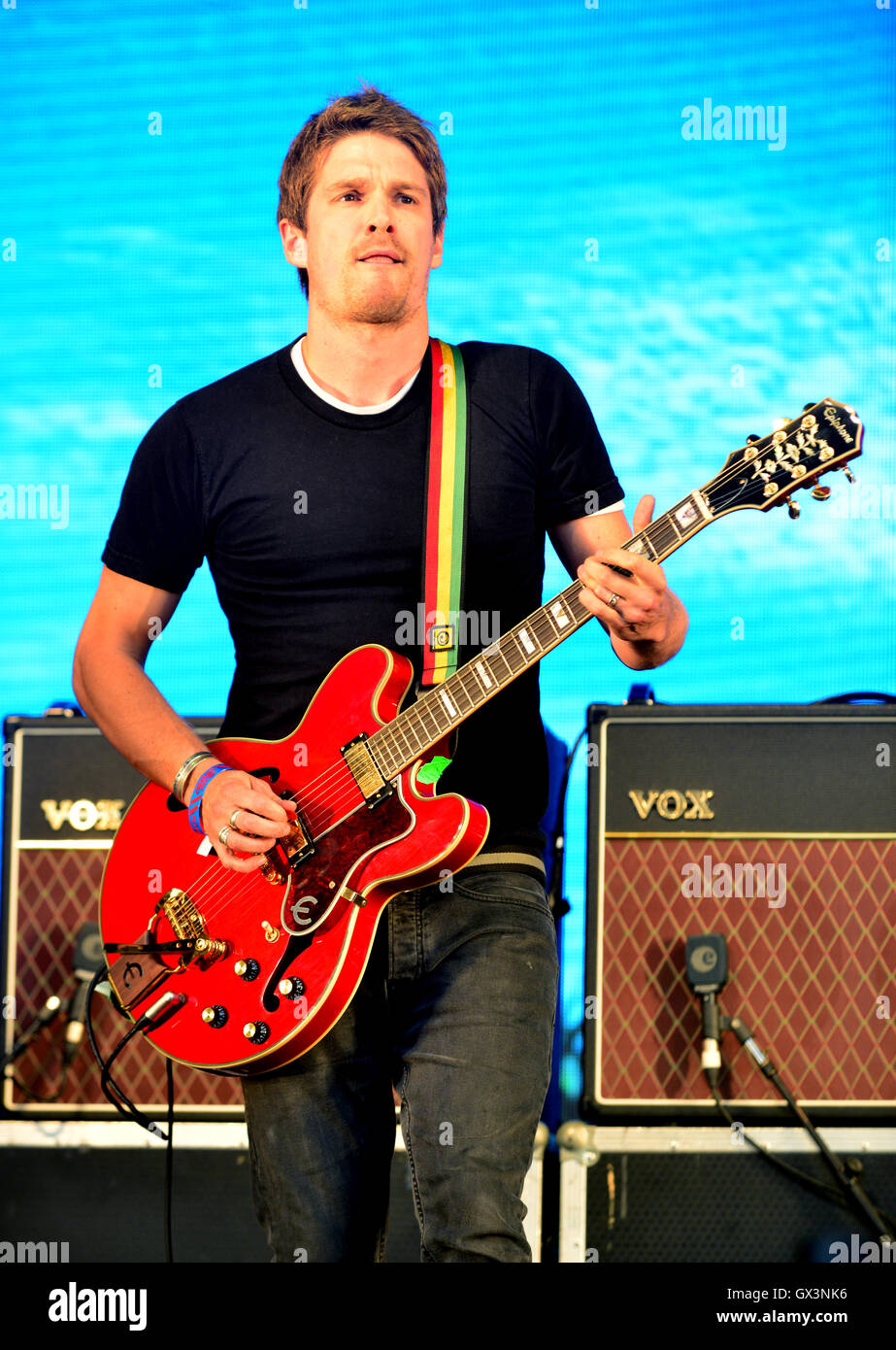 Reef at The Big Feastival at Alex James' Farm August, 2016 in Kingham ...