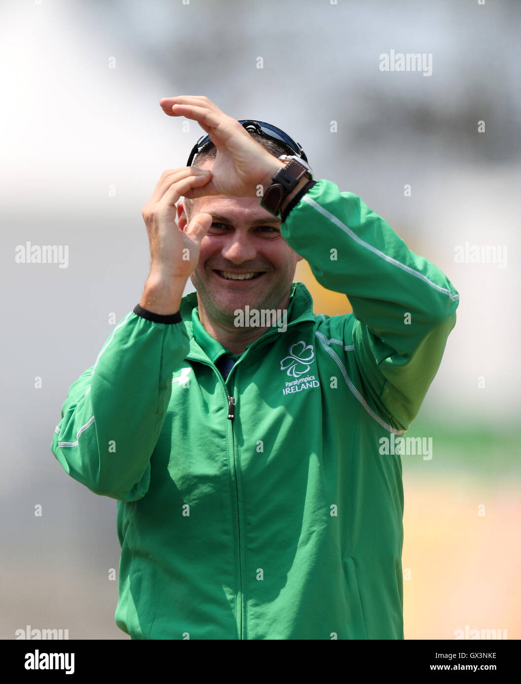 Ireland's Colin Lynch celebrates after winning the Silver Medal in the ...