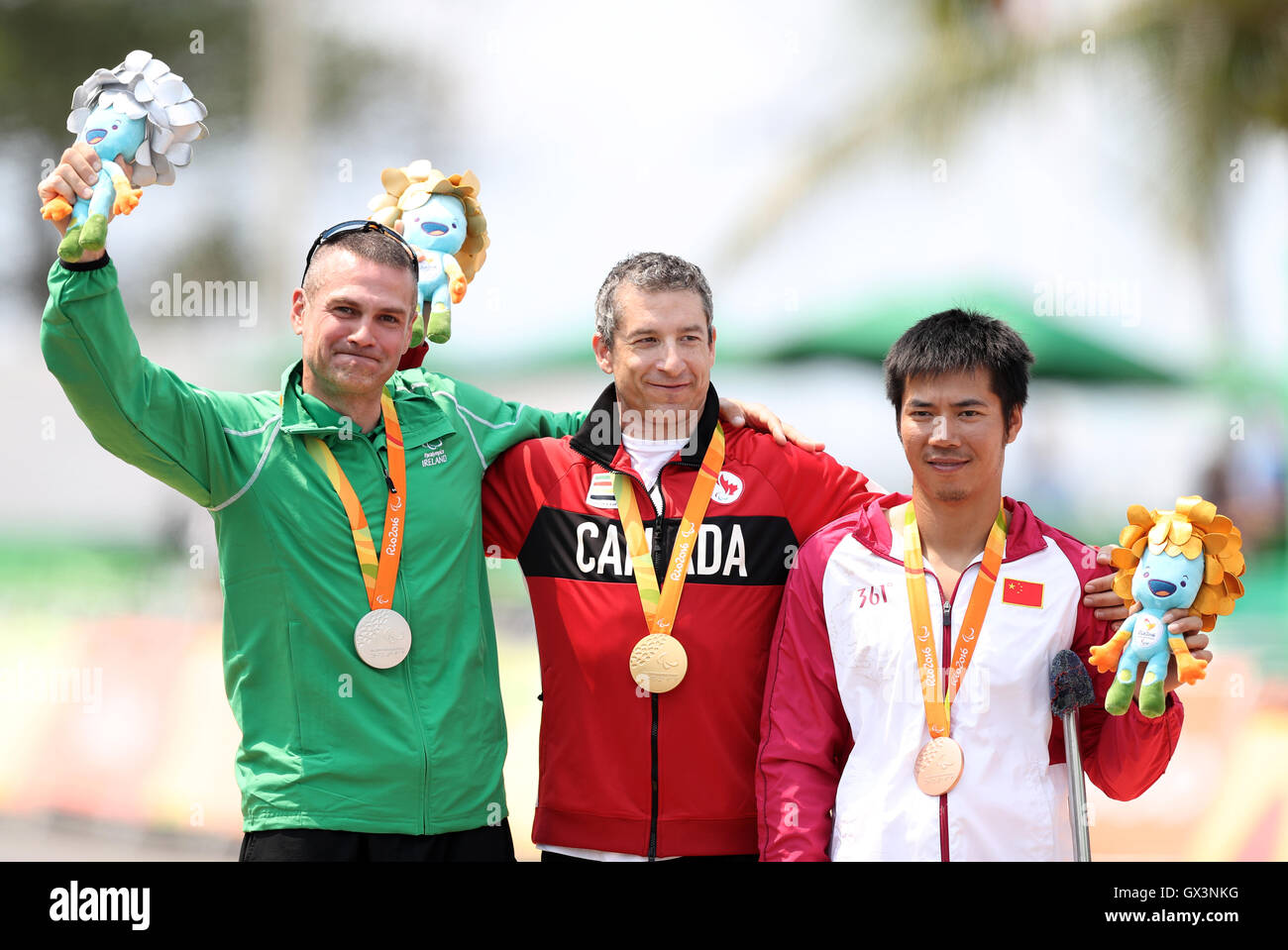 (left-right) Ireland's Colin Lynch celebrates after winning the Silver ...