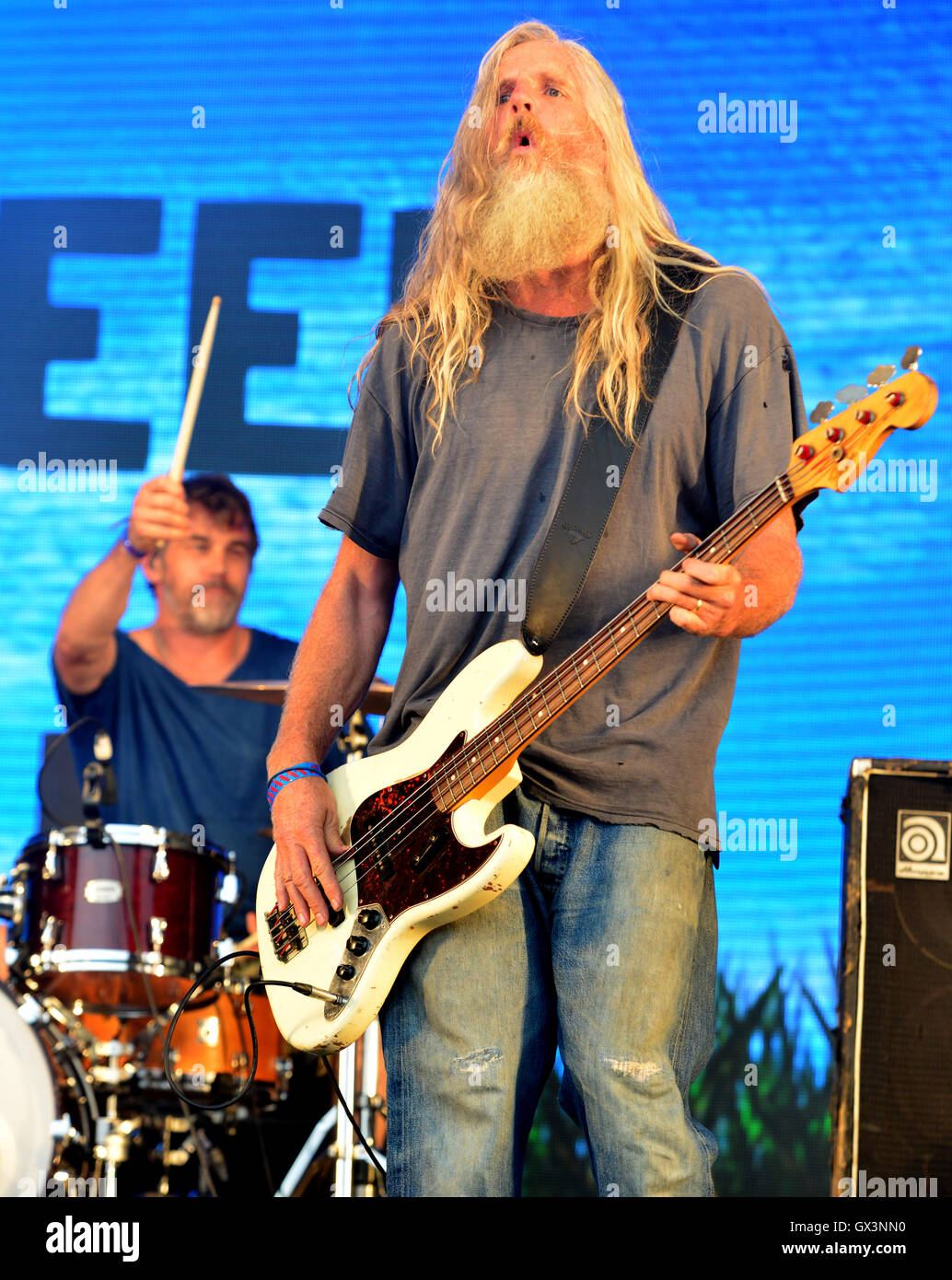 Reef at The Big Feastival at Alex James' Farm August, 2016 in Kingham ...