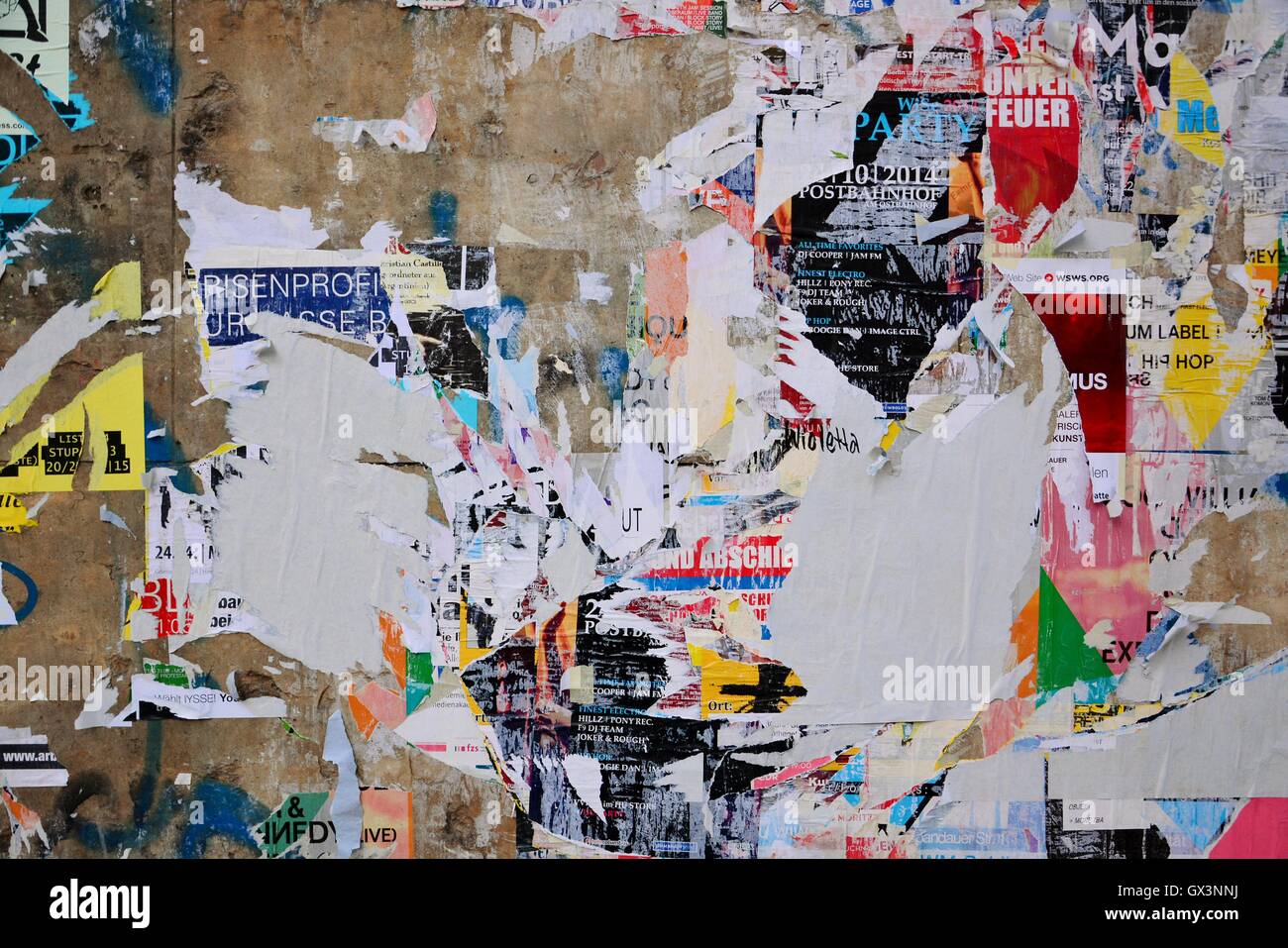 Torn posters hi-res stock photography and images - Alamy