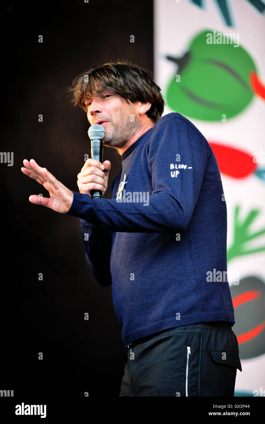 Alex James at The Big Feastival at Alex James' Farm August, 2016 in ...