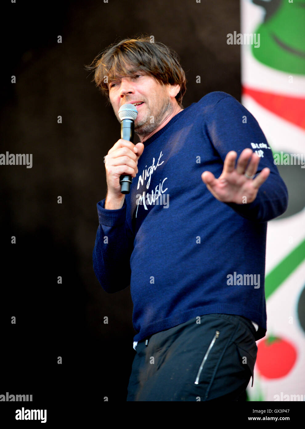 Alex James at The Big Feastival at Alex James' Farm August, 2016 in ...