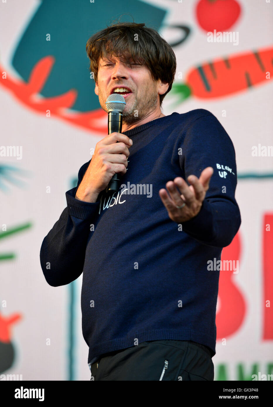 Alex James at The Big Feastival at Alex James' Farm August, 2016 in ...